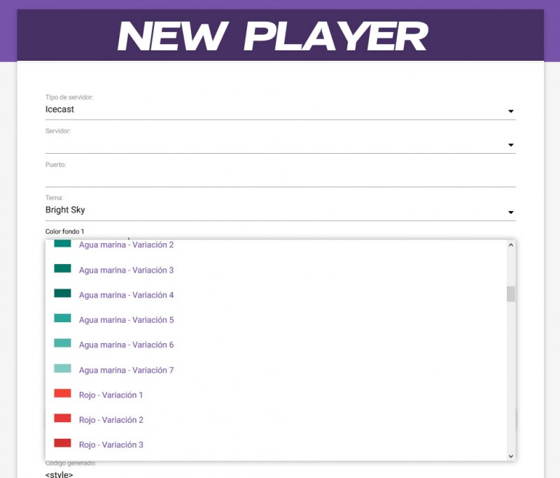 Nuevo Player HTML5 v2